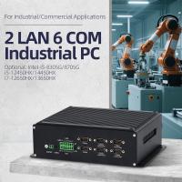 China Intel I5 8305G Processor With 4 Display Dual Network 6 Serial Port Industrial PC for sale