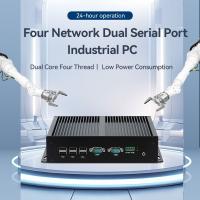 China Intel Core I7-6500U Processor With Four LAN and Dual COMs  Industrial Mini PC for sale