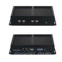 China Intel Core I3-6100U Processor With Dual LAN Six COM and Six USB Industrial PC for sale