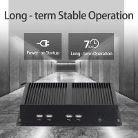 China Intel Core I3-6100U Processor With Dual LAN Six COM and Six USB Industrial PC for sale