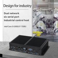 China Intel Core I3-6100U Processor With Dual LAN Six COM and Six USB Industrial PC for sale