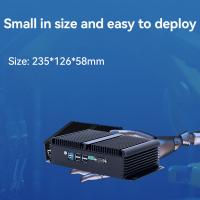 China Intel N100 Processor With Four LAN Dual COM and Six USB Industrial Mini PC for sale