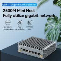 China Intel I5 1145G7 Processor With Six LAN One COM and 1 HDMI Industrial Mini PC for sale