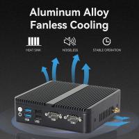 China Intel N100 Processor With Dual LAN Dual COMs and Triple Displays Industrial PC for sale