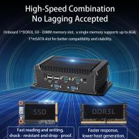 China Intel Core i3 4158U PC With Dual LAN Six COM and 1 HDMI Industrial Mini Computer for sale