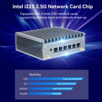 China Intel Celeron J6412 PC With Six LAN One COM and 4 USB Mini Computer for sale