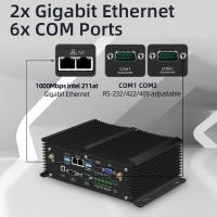 China Fanless Industrial PC with All Aluminum Alloy Casing Multiple OS Support and WIFI Intel Core i5 DDR4 RAM for sale