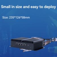 China Celeron N5105 Processor With Four LAN and 1HDMI 1DP Network Mini PC for sale