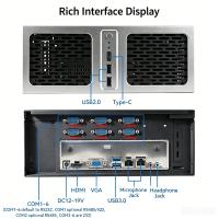 China Industrial Mini PC with In-tel Celeron G6900 Processor Dual LAN Ports Six COM Ports and Two SATA Interfaces mini computer for sale