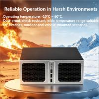 China Industrial Mini PC with In-tel Celeron G6900 Processor Dual LAN Ports Six COM Ports and Two SATA Interfaces mini computer for sale