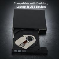 China External USB 2.0 Burner Compatible with Desktops and Laptops Ideal for File Storage Video Playback and Teaching Player for sale