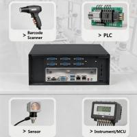 China Industrial Mini PC with In-tel Celeron G6900 Processor Dual LAN Ports Six COM Ports and Two SATA Interfaces mini computer for sale