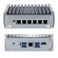 China In-tel Core i5 1135G7 Processor mini pc With 6 In-tel I225 Network card Lan 1 HD-MI 4 USB 3.1 soft router host for sale