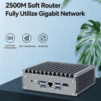 China In-tel Core i5 1135G7 Processor mini pc With 6 In-tel I225 Network card Lan 1 HD-MI 4 USB 3.1 soft router host for sale