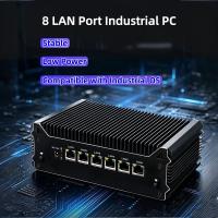 China Firewall 8 Intel 1211AT Gigabit Ethermet Ports Soft Router Intel Celeron 3865U Processor DDR4 2 USB 3.0 Mini Pc for sale