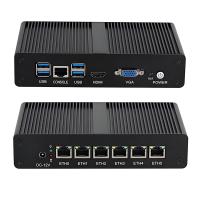 China Soft Router Appliance With Intel Pentium 4415U Processor 6 Intel I225 Gigabit LAN Ports 4 USB3.0 Ports High performance Mini PC for sale