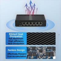 China Soft Router Appliance With Intel Pentium 4415U Processor 6 Intel I225 Gigabit LAN Ports 4 USB3.0 Ports High performance Mini PC for sale