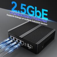 China Mini PC Intel Celeron N5105 Processor DDR4  4 Intel I225AT Gigabit LAN 4 USB  High Performance Soft Router Computer for sale