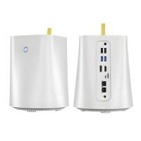 China NAS Host AMD R3 3200U Processor 2 Intel I225V Gigabit LAN 2 USB2.0 2 USB3.0 DDR4 1 HD-MI Win10 Win11 Ubuntu Mini Computer for sale