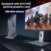 China Gaming Mini PC With Intel Core I7 8750H Processor GTX1050 4GB GPU 2 HD-MI Ports 1 Realtek 8111H 1000Mbps Gigabit LAN Mini Computer for sale