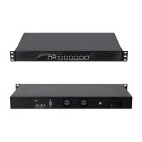 China 1U Firewall Router With Intel Pentium 4405U Processor 6 Intel I225 2.5G Network Card LAN DDR4 2 USB 3.0 Win7 Win10 Mini Computer for sale