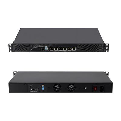 China 1U Firewall Router With Intel Pentium 4405U Processor 6 Intel I225 2.5G Network Card LAN DDR4 2 USB 3.0 Win7 Win10 Mini Computer for sale