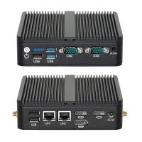 China Industrial Pc N150 Processor 2 Realtek 8111H Gigabit Ethernet Port 2 COM 1 DP 2 HD-MI 3 USB2.0 3 USB3.0 DDR4 Mini Computer for sale