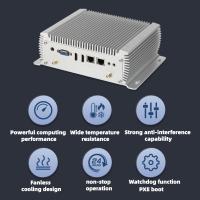 China Intel Core I5 8305G Processor Mini Pc With 2 RS232 COM 2 LAN 1 VGA 2 HD-MI For Factory for sale