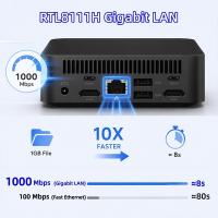 China Intel N250 Processor Home Office Mini PC With Single LAN Port for sale