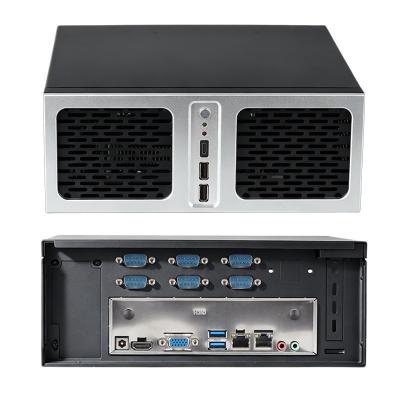 China Intel Celeron G6900 Processor Industrial Mini PC With 6 COM 2 LAN for sale