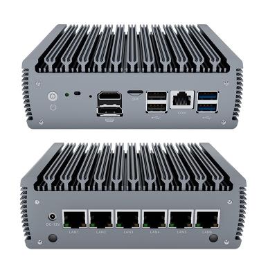 China Intel Celeron J6412 Processor Soft Router With 6 Lan 1 HD-MI 1 DP for sale