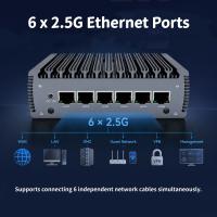 China Intel Celeron J6412 Processor Soft Router With 6 Lan 1 HD-MI 1 DP for sale