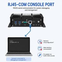 China Intel Core i5 8279U Processor Soft Router 6 LAN 1 RS232 COM 1 RJ45 COM for sale