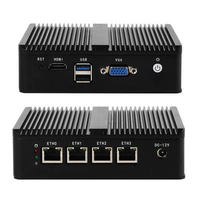 China DDR3 8GB Firewall Mini PC Router With Intel Celeron N2830 Fanless Cooling Method for sale