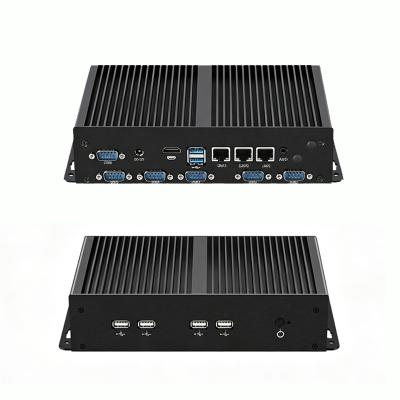 China Industrial Mini Fanless Computer Intel Core Series Processor 1115G4 3LAN 6COM DDR4 RAM for sale