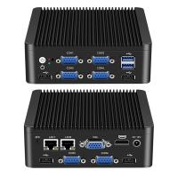 China Intel N5000 J4125 4 Core Mini PC With Dual LAN 6 COM And DDR4 Up To 8G for sale