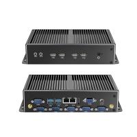 China HLY Fanless Industrial Mini PC with Intel Core i5 4200U Dual Gigabit Ethernet and RS232 Ports for sale