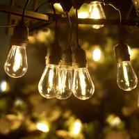 China LED Outdoor String Lights With Shatterproof Bulbs Garden Hanging Backyard Lights for sale