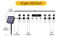 China LED Outdoor String Lights With Shatterproof Bulbs Garden Hanging Backyard Lights for sale