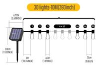 China LED Outdoor String Lights With Shatterproof Bulbs Garden Hanging Backyard Lights for sale