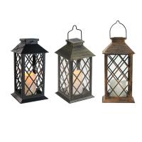 China Outdoor Garden Solar Hanging LED String Lights Flashing Candle Lights for sale