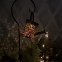 China 2700K Solar Kettle Light Hollow Garden Landscape Path String Light for sale