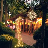 China 2700K Solar Kettle Light Hollow Garden Landscape Path String Light for sale