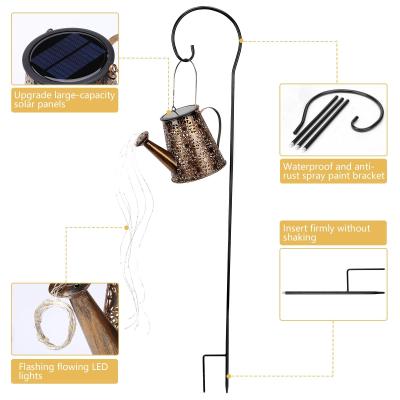 China 2700K Solar Kettle Light Hollow Garden Landscape Path String Light for sale