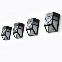 China Garden Gutter Fence Outdoor Wall Mounted Solar Lights 2700K 75 lm/w for sale