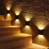 China WINXU IP65 Waterproof Solar Led Lights Outdoor Landscape Balcony Decorative Wall Light for sale