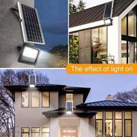 China Outdoor LED 40w Solar Flood Light Garage Channel Solar Street Light With Remote Control for sale