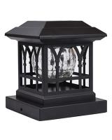 China Solar Powered Fence Post Cap Lights Waterproof Square Solar Powered Deck Post Cap Lights for sale