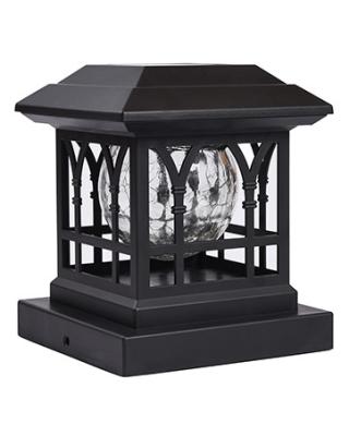 China Solar Powered Fence Post Cap Lights Waterproof Square Solar Powered Deck Post Cap Lights for sale