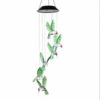 China 2700K Solar Hummingbird Wind Chime Solar Sensor 60 lm/w for sale